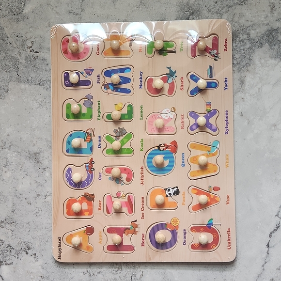 Toys | Alphabet Peg Pyzzle | Poshmark